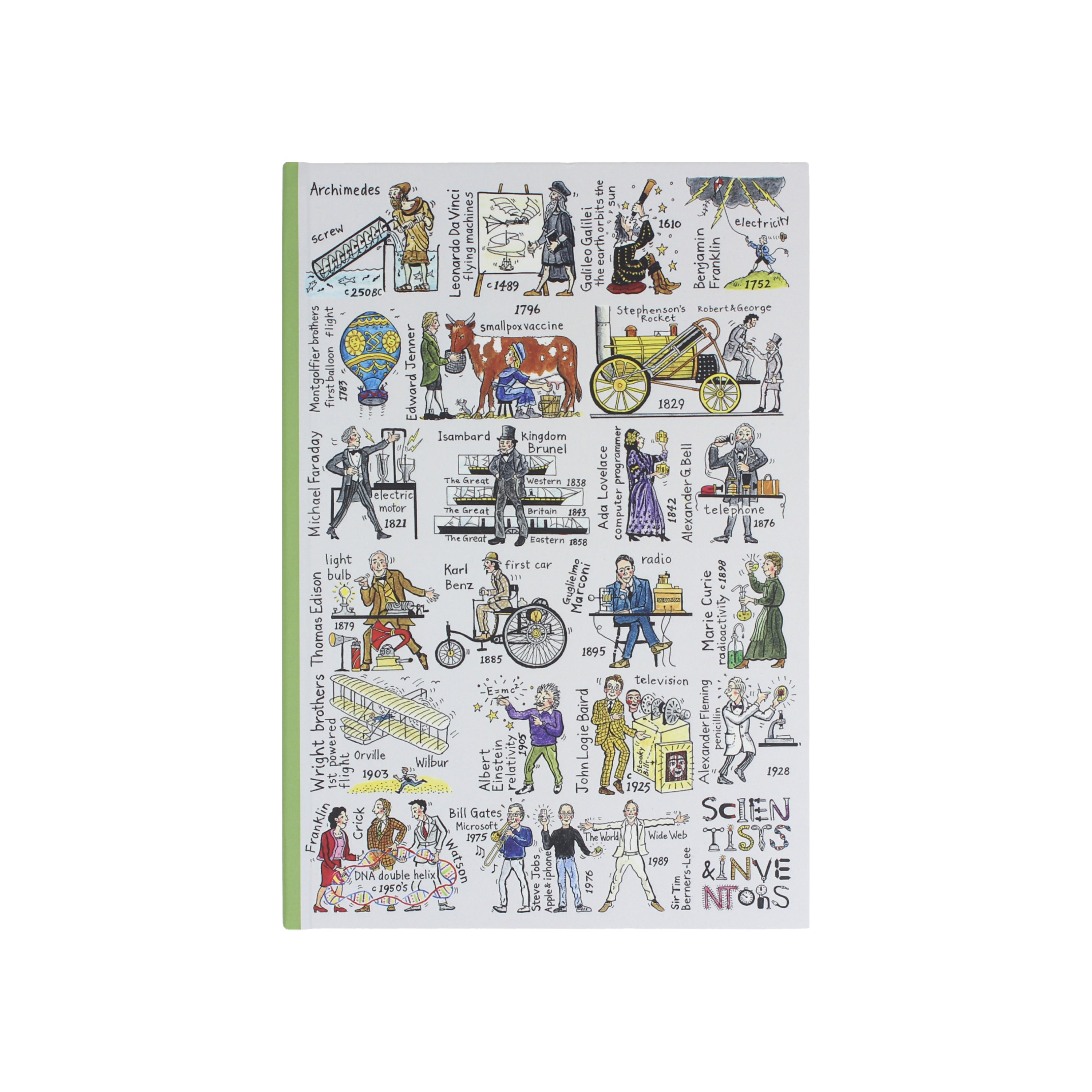 Scientists & Inventors Hardback Notebook – mclaggan+co